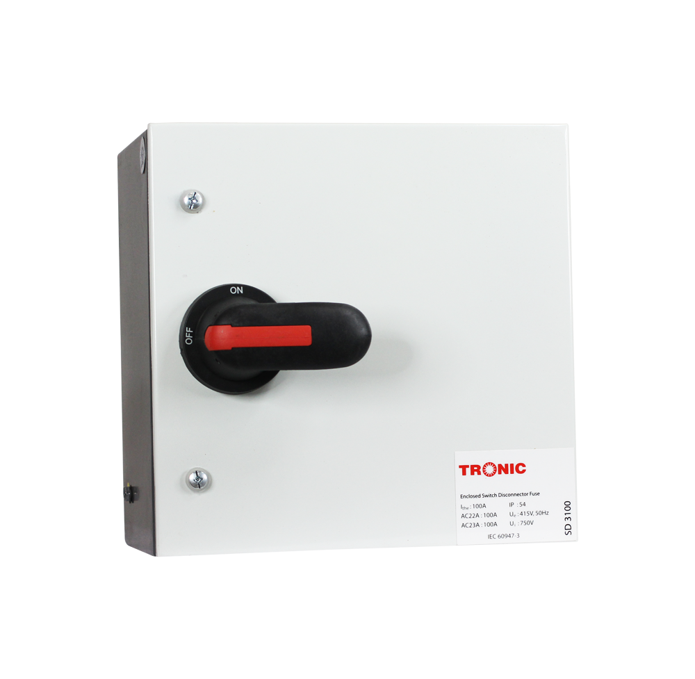 Main Switch Fused With Rotary 100A – Tronic Tanzania
