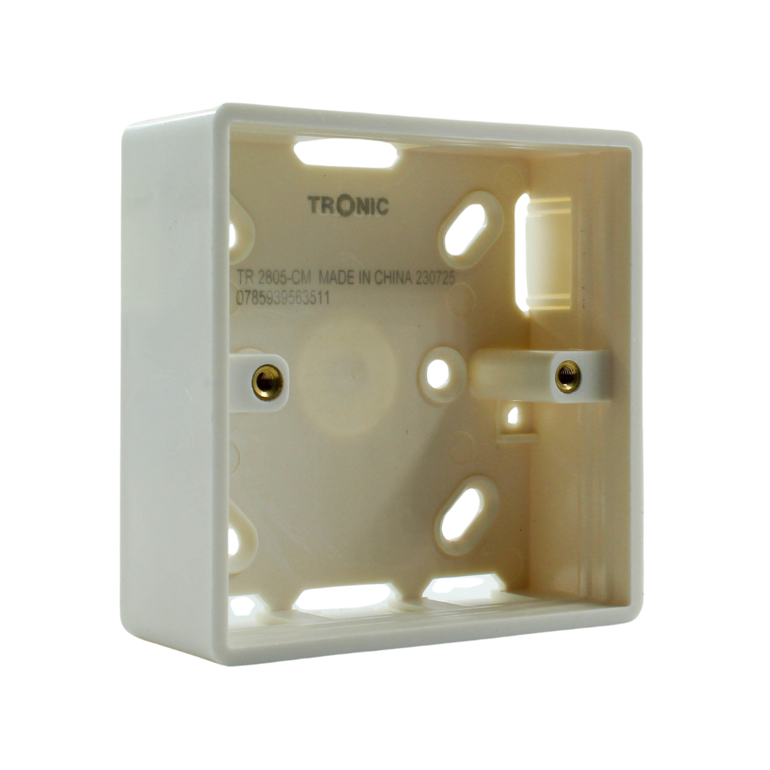 Single Switch Box For Trunking – Tronic Tanzania