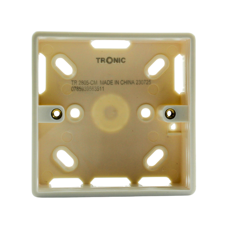 Single Switch Box For Trunking – Tronic Tanzania