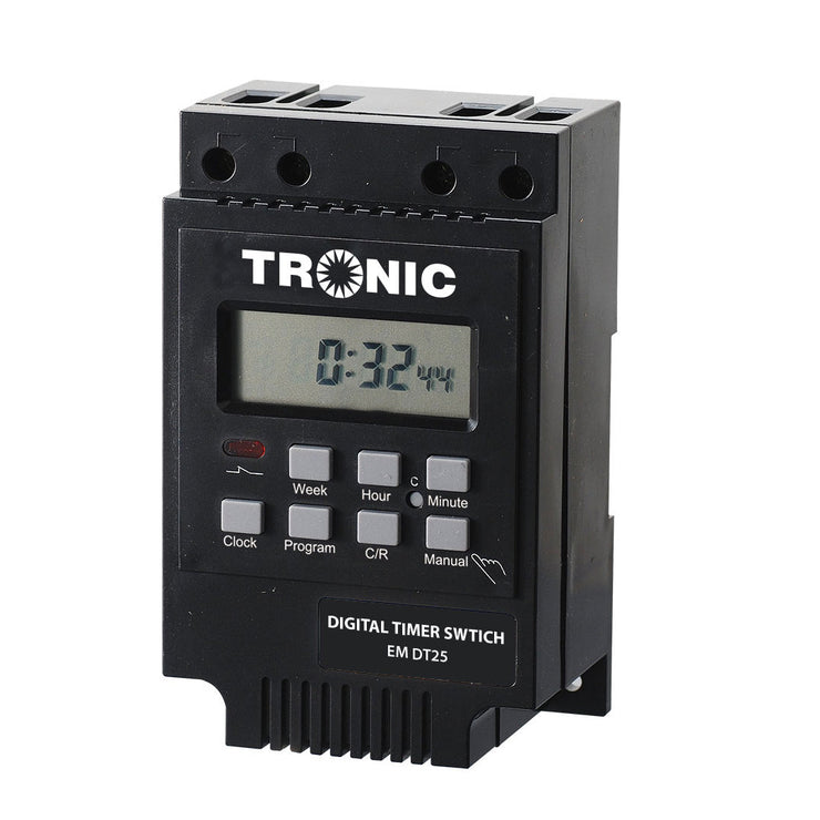 25A Tronic Digital Timer Switch - Digital Timer Switch - Tronic ...