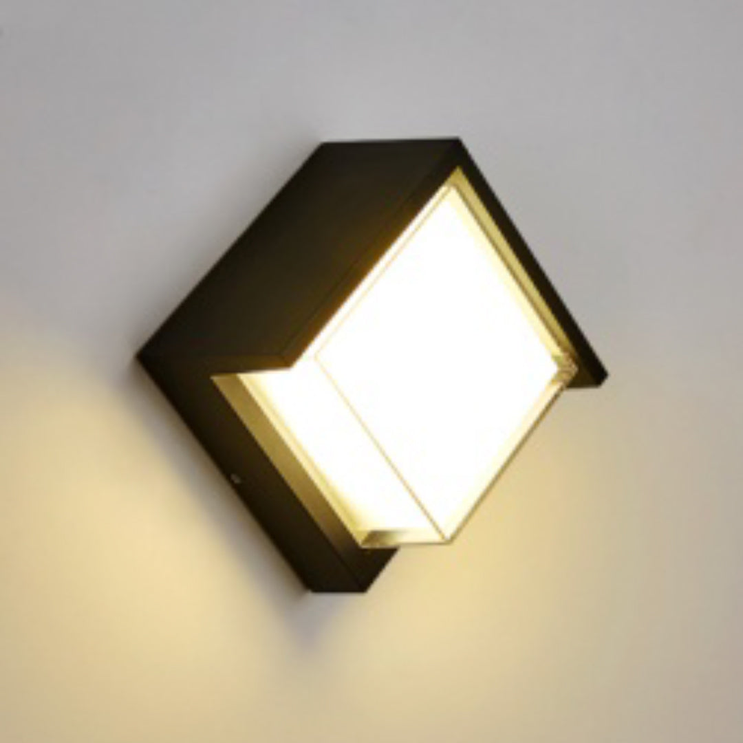 Black LED Wall Light Square – Tronic Tanzania