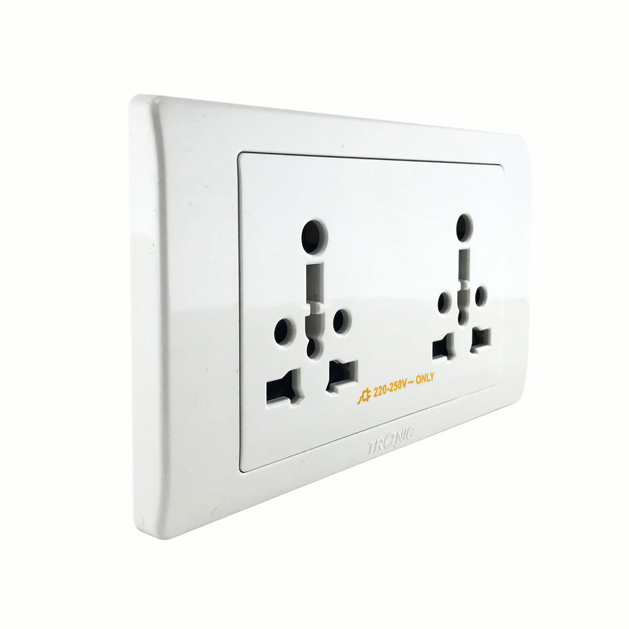 Twin Universal Socket – Tronic Tanzania