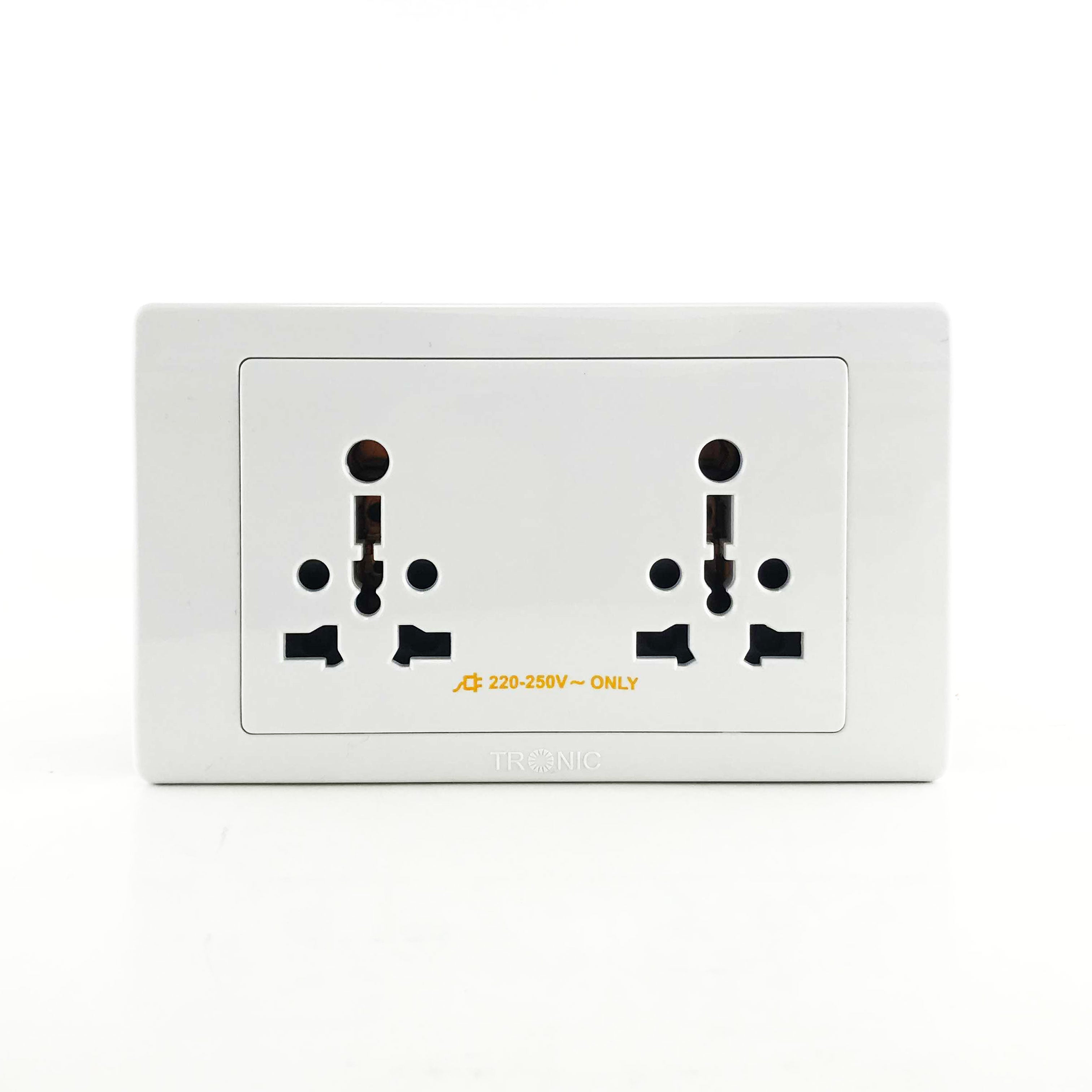 Twin Universal Socket – Tronic Tanzania