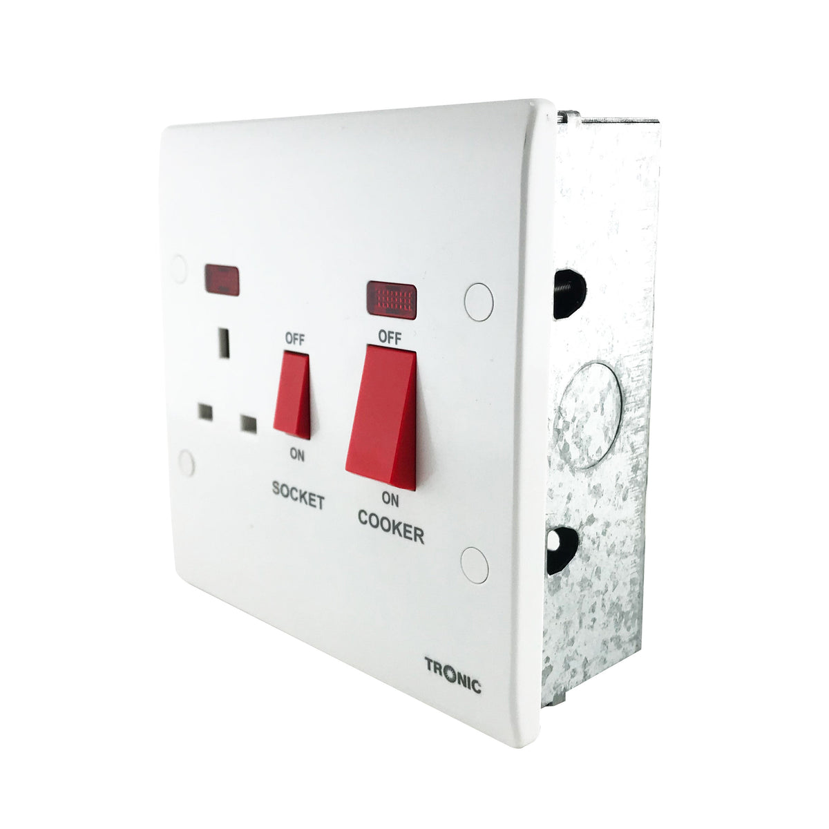 Cooker Unit with Galvanized Iron Switch Box – Tronic Tanzania