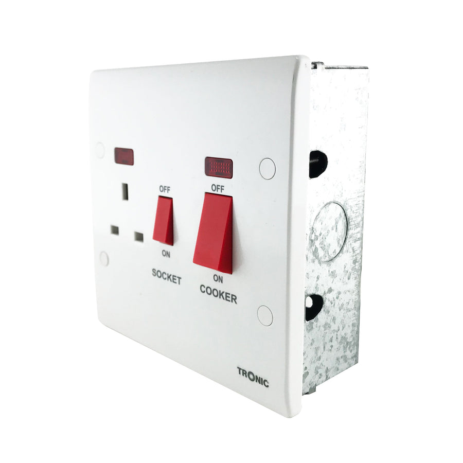 Cooker Unit with Galvanized Iron Switch Box – Tronic Tanzania