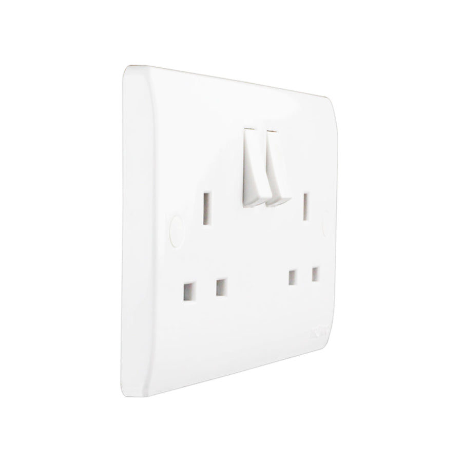 Standard Twin Switch Socket – Tronic Tanzania