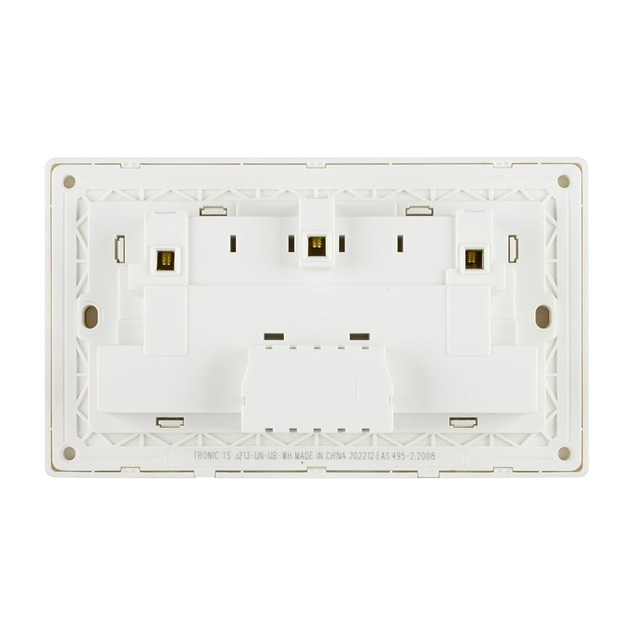 Universal Switch Socket Twin with USB + Type C – Tronic Tanzania