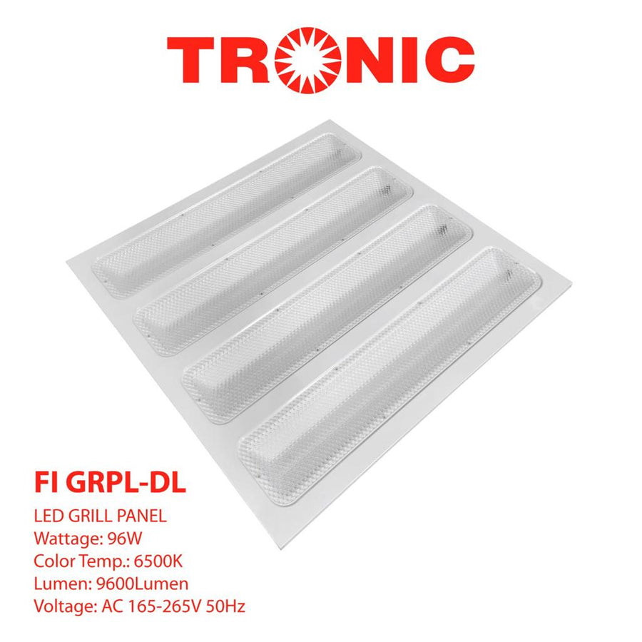 Grill LED Panel 96 Watts 595x595 – Tronic Tanzania