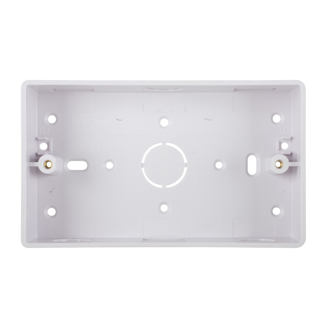 Twin PVC Mounting Box – Tronic Tanzania